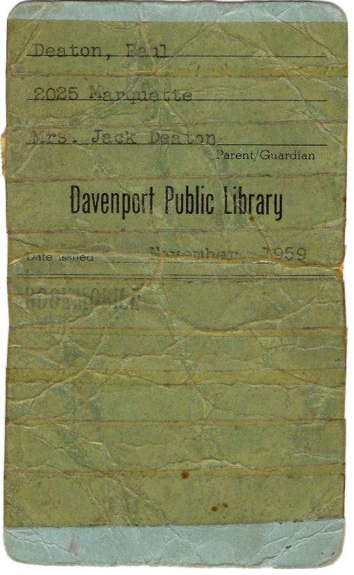 First Library Card – Journey Home